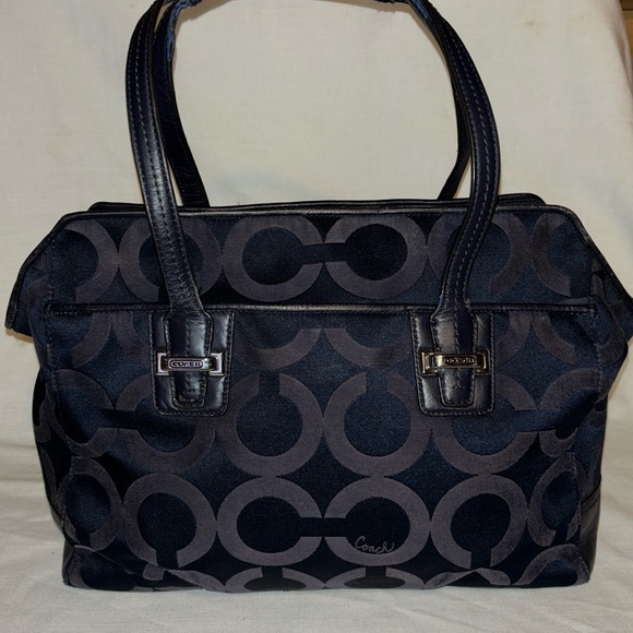 Coach | Bags | Coach Euc Taylor Op Art Alexis Print Fabric Carryall ...